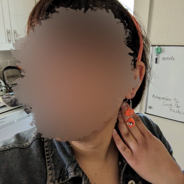 Splatoon Squid & Splat Earrings - Dark Blue, Blue, Cyan, Purple, Pink ...