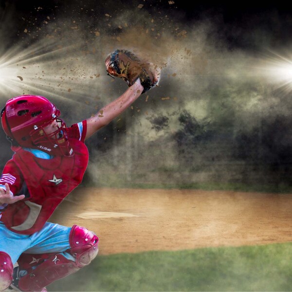 Sports Digital Background With Dust Layer - Etsy