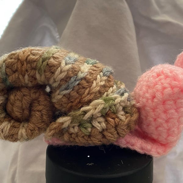 Little SNAIL Goes Back Into His Shell Crochet PATTERN - Etsy