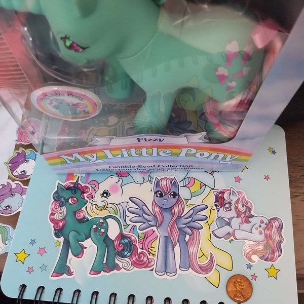 Vintage My Little Pony Holographic Stickers | Sparkle With: G1 Fizzy ...