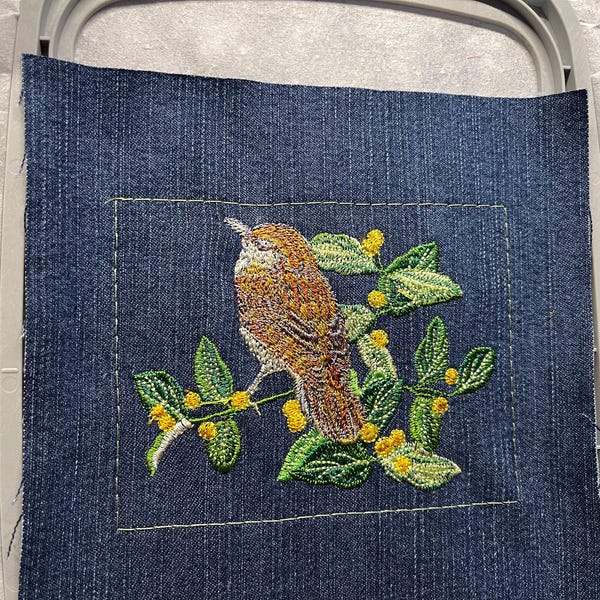20 Song Birds Machine Embroidery Designs, Bird Embroidery Design ...