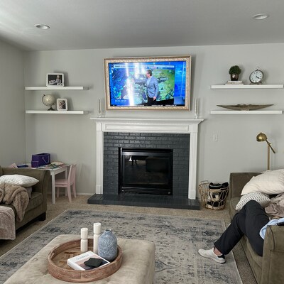 Crown TV Frames gunmetal Gray, Wall Art, Aesthetic Home Décor, Room ...