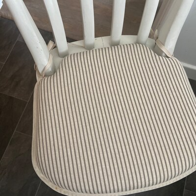 Light Grey elise Smoke Tapered Square Shaped Chair Seat - Etsy UK