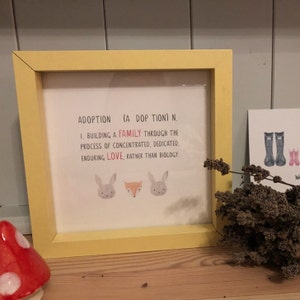 Adoption Definition Print - Etsy
