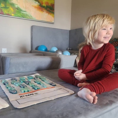 Organic TOY CAR ROLL Small Cars Toy Car Storage Kids Birthday Gifts ...