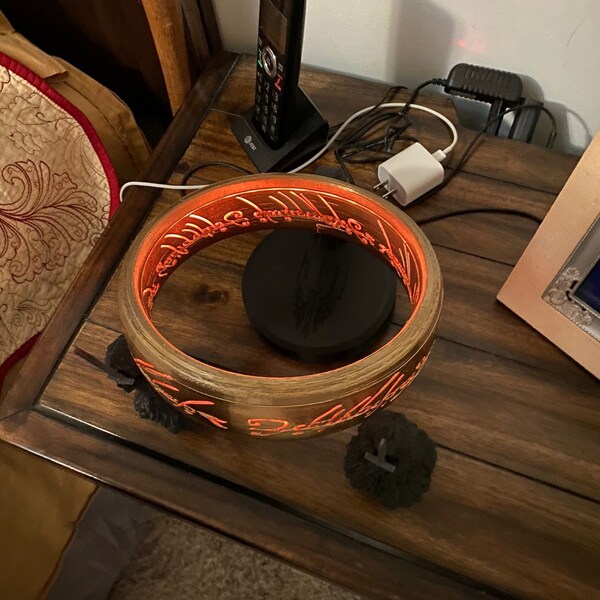 The One Ring Lamp – Lord of the Rings LED Desk Light - Etsy