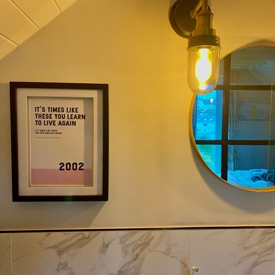 Times Like These Foo Fighters Lyrics Print. Available in a Variety of ...