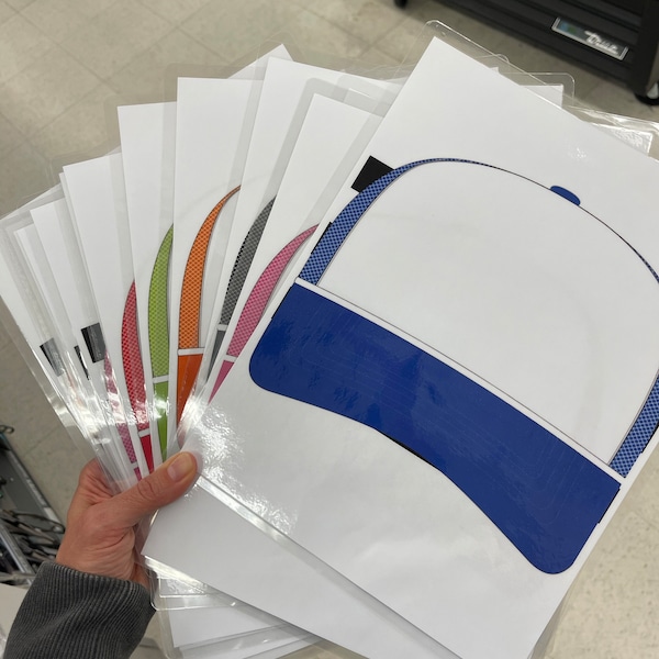 Trucker Hat Design Patch Layout for Trucker Hat Bar PRINTABLE - Etsy