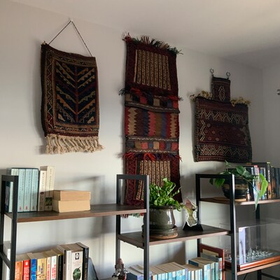 3.2 X 1 Ft 99 X 32 Cm Wall Hanging Kilim, Windows Topper, Door Valance ...