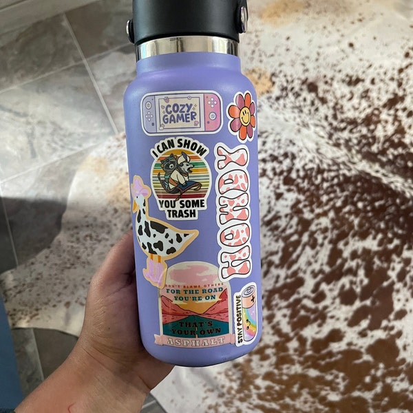 Melting Ice Cube Sticker Vinyl Stickers Waterproof Sticker Water Bottle ...