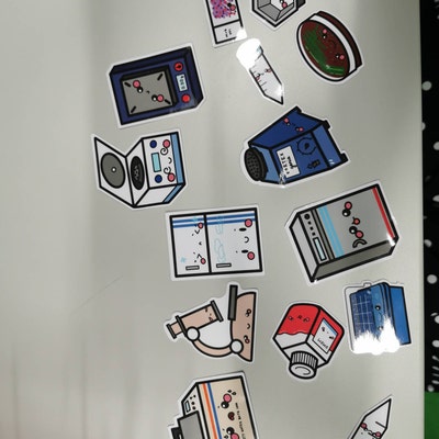 Cute Science Equipment and Disposables Sticker Set - Etsy
