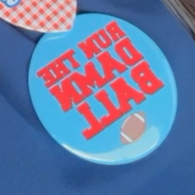 Red Game Day Tailgate Buttons Game Day Pins College Football Tailgate ...