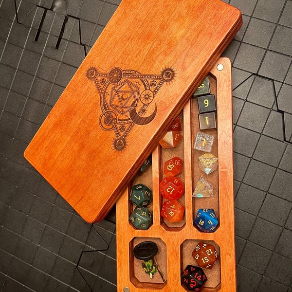 Personalized Engraved Wood Dungeon Master Screen, Custom D&D DM Screen ...