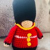 King's Guard Gnome Crochet Pattern, British Royal Guard Crochet Gnome ...