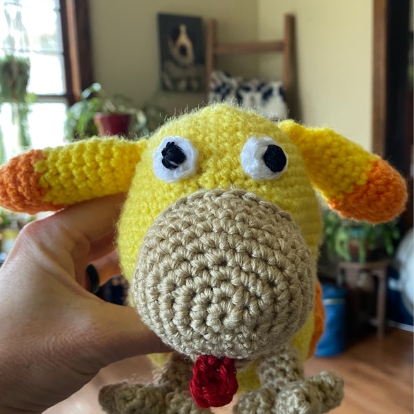 Pink Winged Pikmin With Cherry Crochet Pattern Amigurumi PDF - Etsy