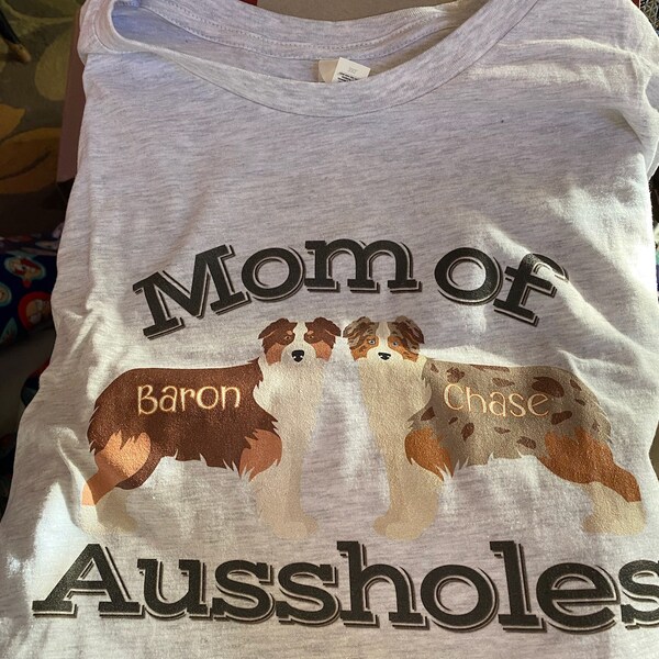 Custom Dad of Aussholes Australian Shepherd Coffee Mug, Personalized ...