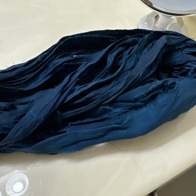 1 Oz Sari Silk Threads W/ribbon Pieces Boho Junk Journal Fiber Beads ...