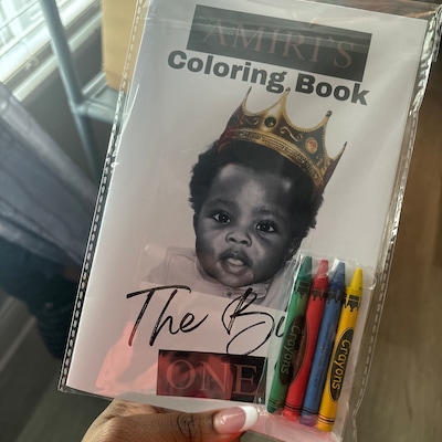 The Notorious Big ONE Coloring Books the Notorious ONE Party Favors the ...