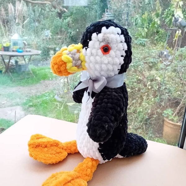 Crochet Pattern for Plubby the Amigurumi Crochet Puffin - Instant ...