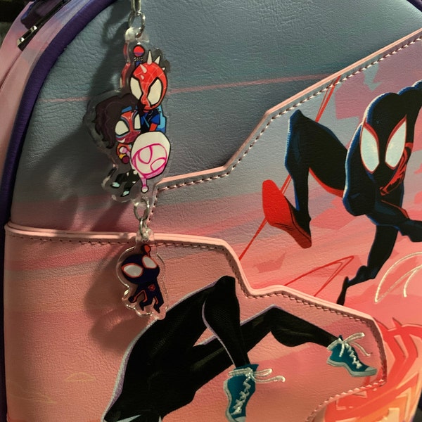 Spiderverse Friends Linking Epoxy Acrylic Charm - Etsy