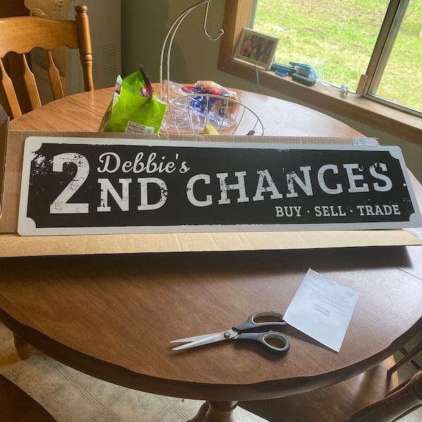 Antique Shop Sign, Buy Sell Trade Sign, Store Name Sign, Custom Antique ...