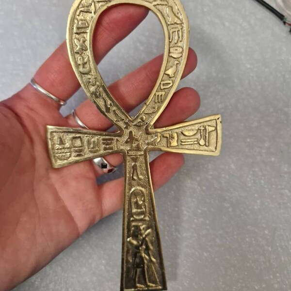 Wass Scepter of the God Ptah *ankh/ Egyptian/ God/ Goddess/ Djed/ Magic ...