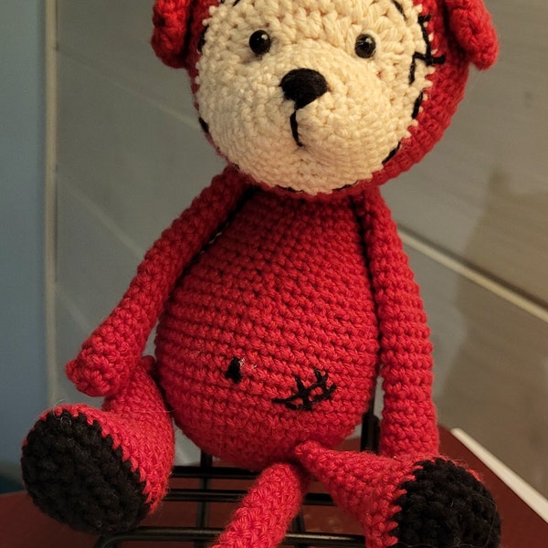 Teddy Bear Devil Crochet Pattern Amigurumi - Halloween - Lucifer the ...