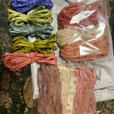 10 Yds 100% Cotton Ribbon Soft Banana Colored Cotton Ribbon Dye-able ...