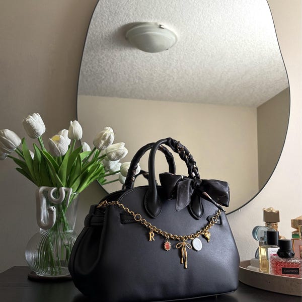 Custom Bag Charm, Gold Purse Chain Handbag Accessorry, Handbag Chunky ...