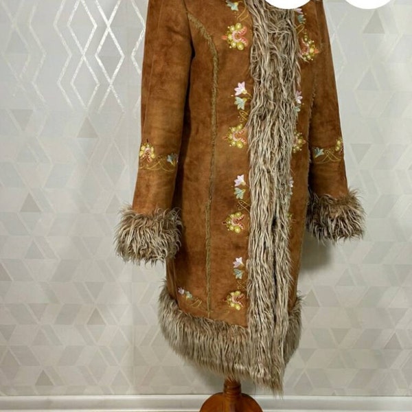 Iconic Authentic Vintage 60s 70s Real Lamb Fur Afghan Coat. Penny Lane ...