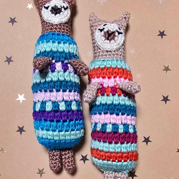 Worry Llama Crochet Pattern: Amigurumi Anxiety Doll (PDF Download) - Etsy