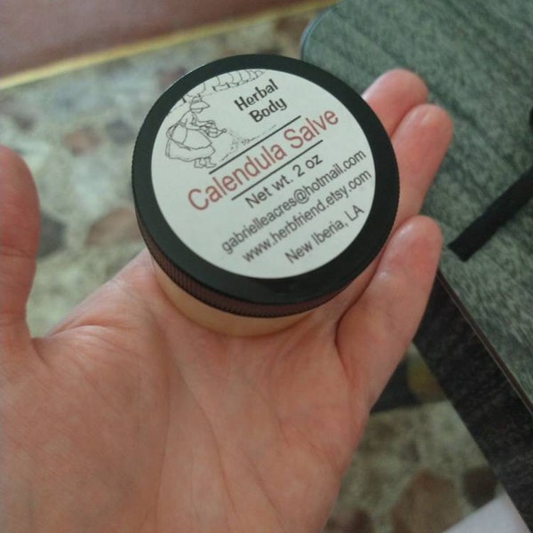 Calendula Salve. Calendula Infused Herbal Balm, Organic Ingredients ...