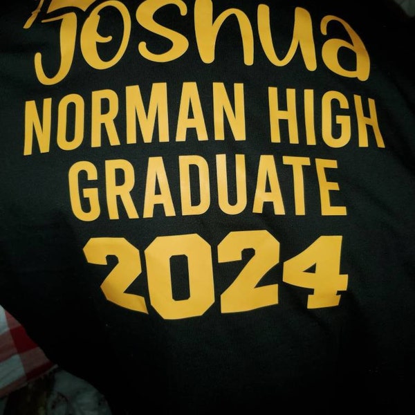 Custom Grad Squad Shirt, Custom Graduation Tshirts, Personalized Name ...