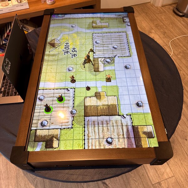 43" Digital Map Case Display for Tabletop Gaming D&D, Dnd, Role Playing ...