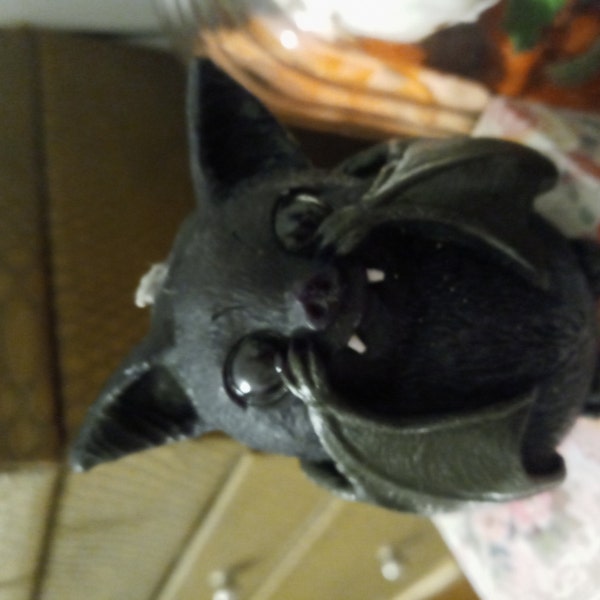 Creepy Cute Bat Shaped Pillar Candle Birthday Gift for Goth Girl ...