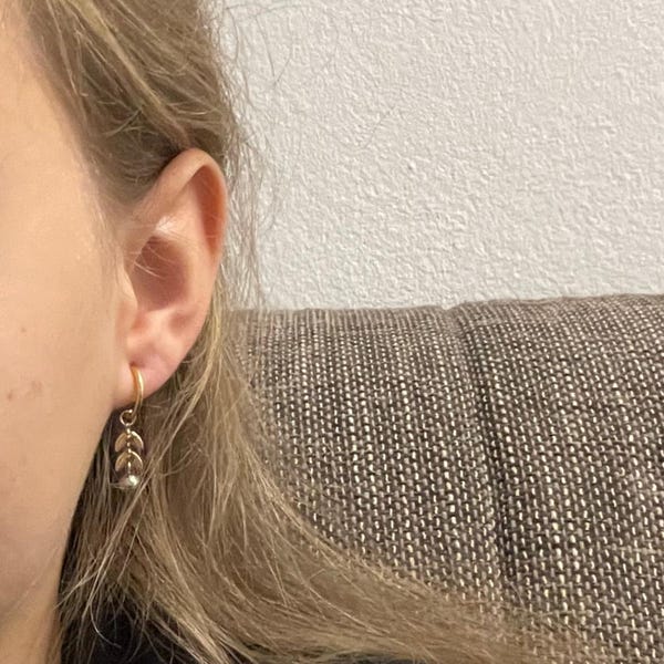 Hoops 15mm Invisible Clip on Earrings, Clip on Hoop Earrings, Non ...