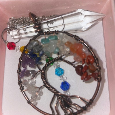 Amethyst Suncatcher, Moon Wind Chime, Aurora Gemstone Suncatcher ...