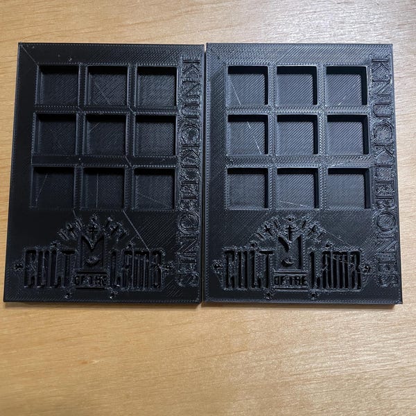 Black Compact Cult of the Lamb Knucklebones Game - Etsy