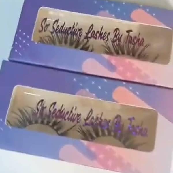 Custom Lash Vinyl Labels - Etsy