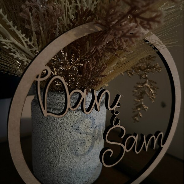 Flower of Life Elm Wood Board Sacred Geometry Crystal Grid Personalised ...