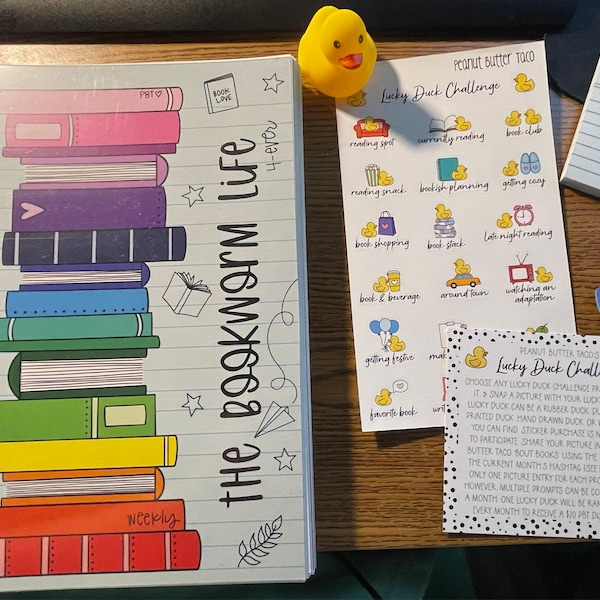 The Bookworm Life ™ Reading Planner - Reading Notebook - Book Planner ...