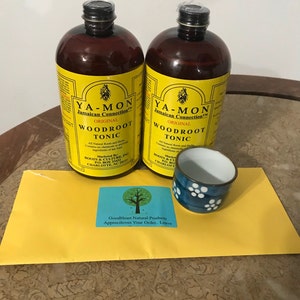 YA-MON Original Woodroot Tonic 16oz Bottles - Etsy
