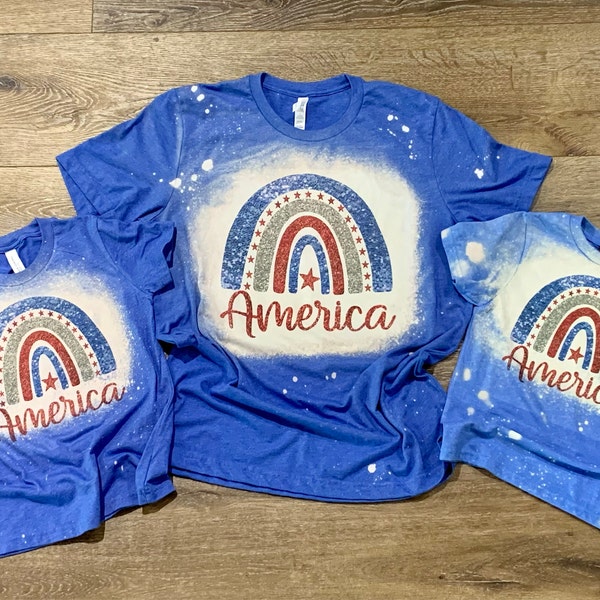 Rainbow America, Rainbow America Svg, Rainbow, Rainbow Svg, USA Flag ...