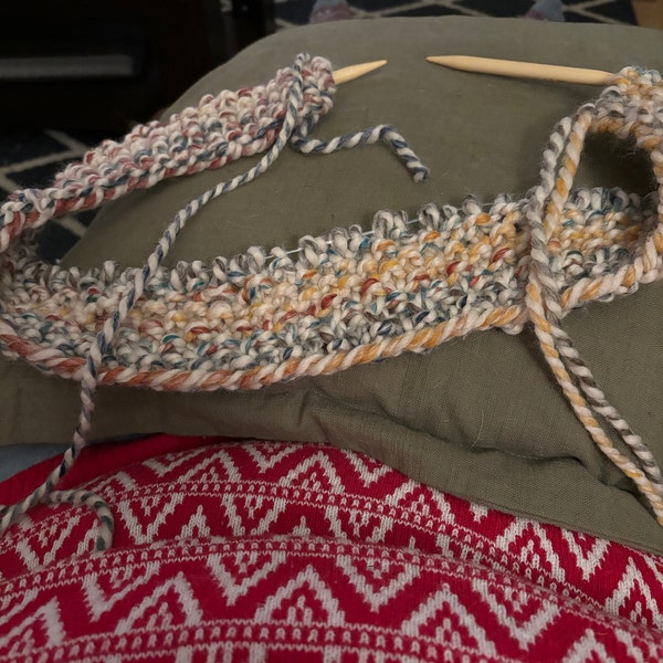 KNITTING PATTERN | Blanket, Throw, Afghan | Beginner Knit Blanket ...