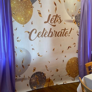 Prom Backdrop Prom Send off Backdrop Champagne Party | Etsy