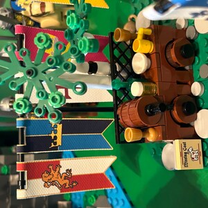 Lego Castle Fabric Flags, Various Styles and Factions. Minifigure Scale ...