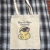 Bag of Ducks | "you've Been Ducked" Canvas Tote | Rubber Duck Lovers ...