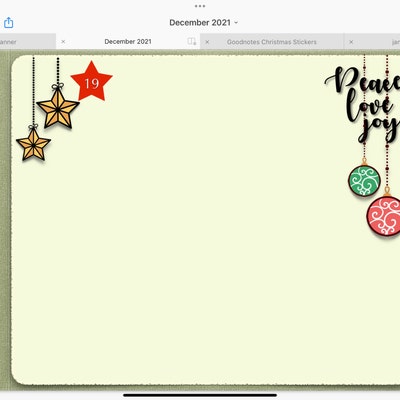 Christmas Digital Stickers, Christmas Stickers, Holiday Stickers ...