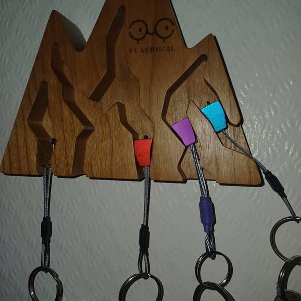 Climbing Keychain Nut - Etsy UK