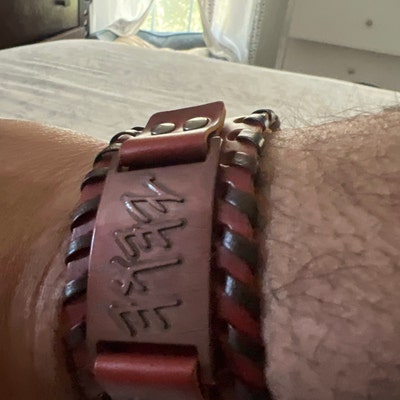 YHWH Bracelet, Pictograph Hebrew Behold Nail Behold Hand COTTON ...